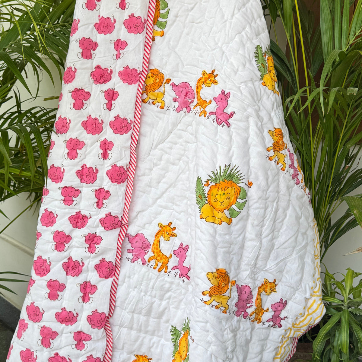 Jungle Safari Quilt Blockprint – Kapaas Katha